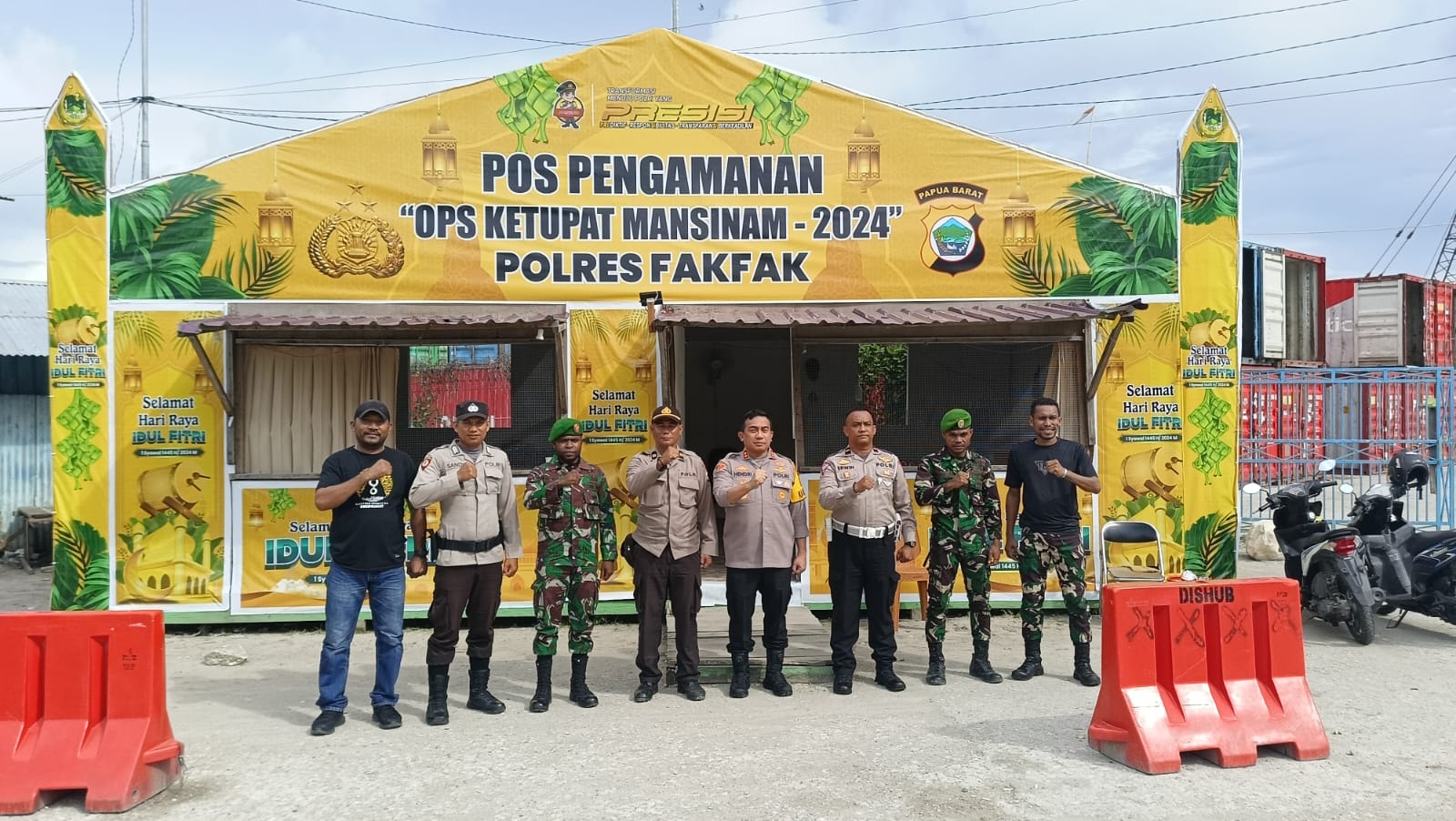 Cek Pos Pam dan Pos Yan Operasi Ketupat Mansinam 2024, Kapolres Fakfak Beri Pesan Ini - Embaran ...