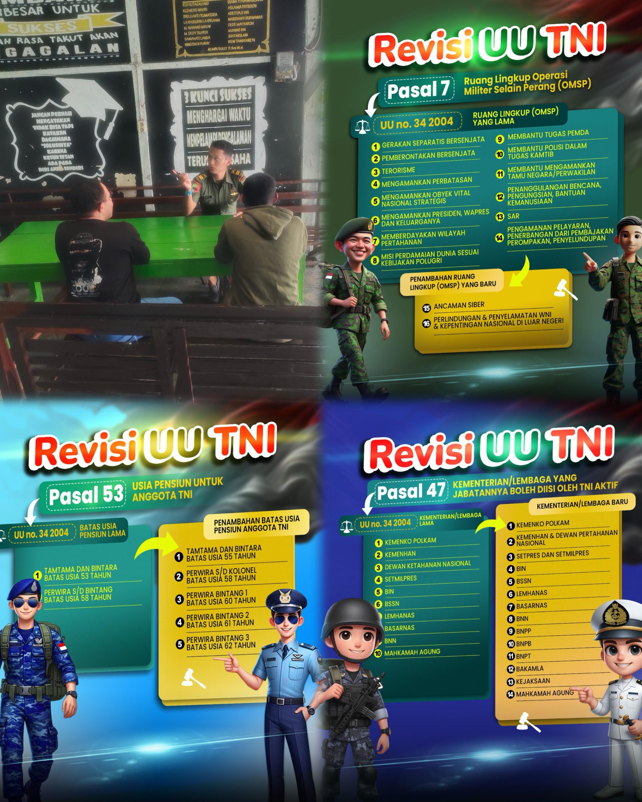 Korem 182/JO Sosialisasi UU TNI Dikalangan Mahasiswa Fakfak, Bentuk ...